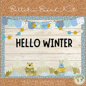 Winter Bulletin Board, Arctic Animals, January Bulletin Board Ideas ...