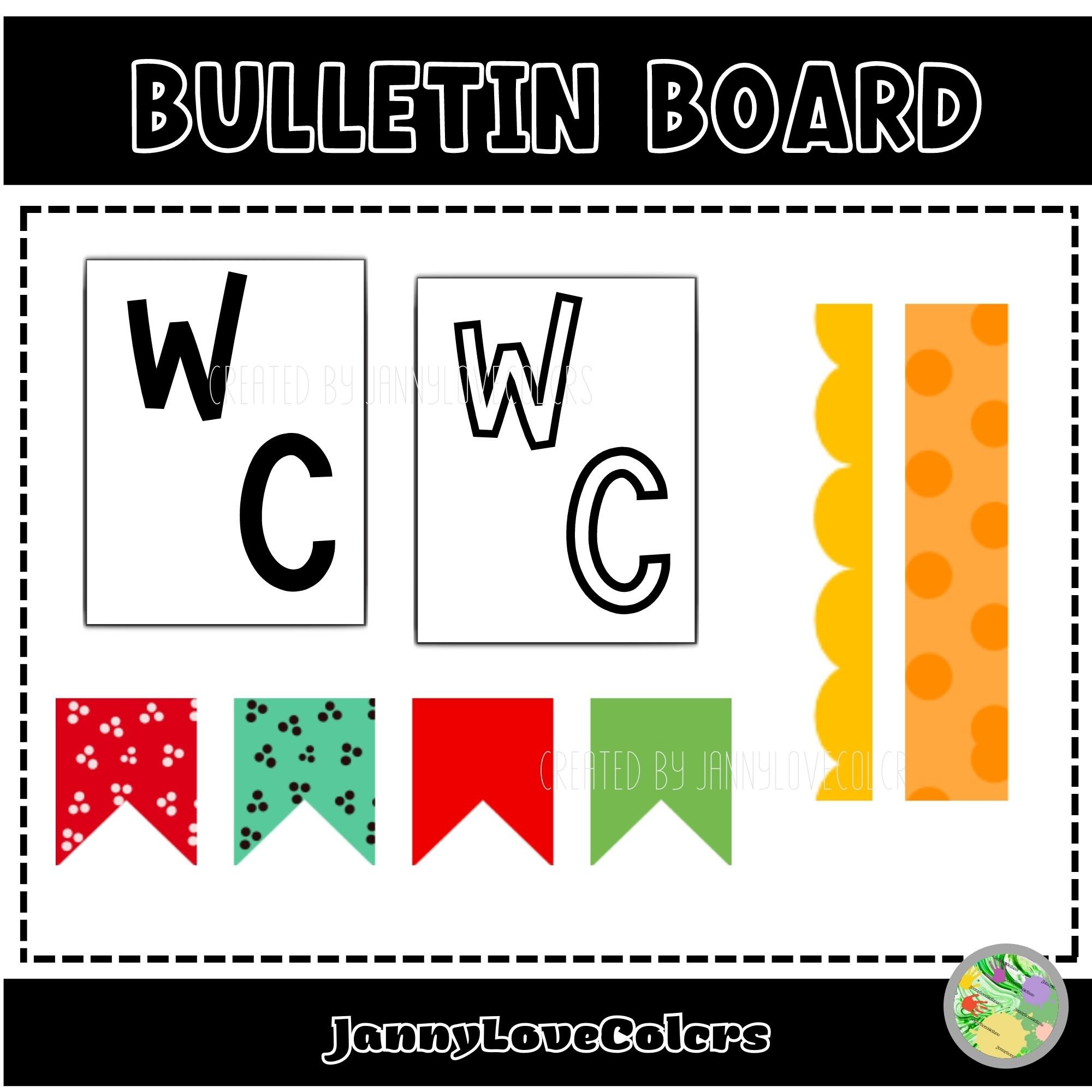 Bear Bulletin Board Back to School Door Decor Digital Download Editable ...