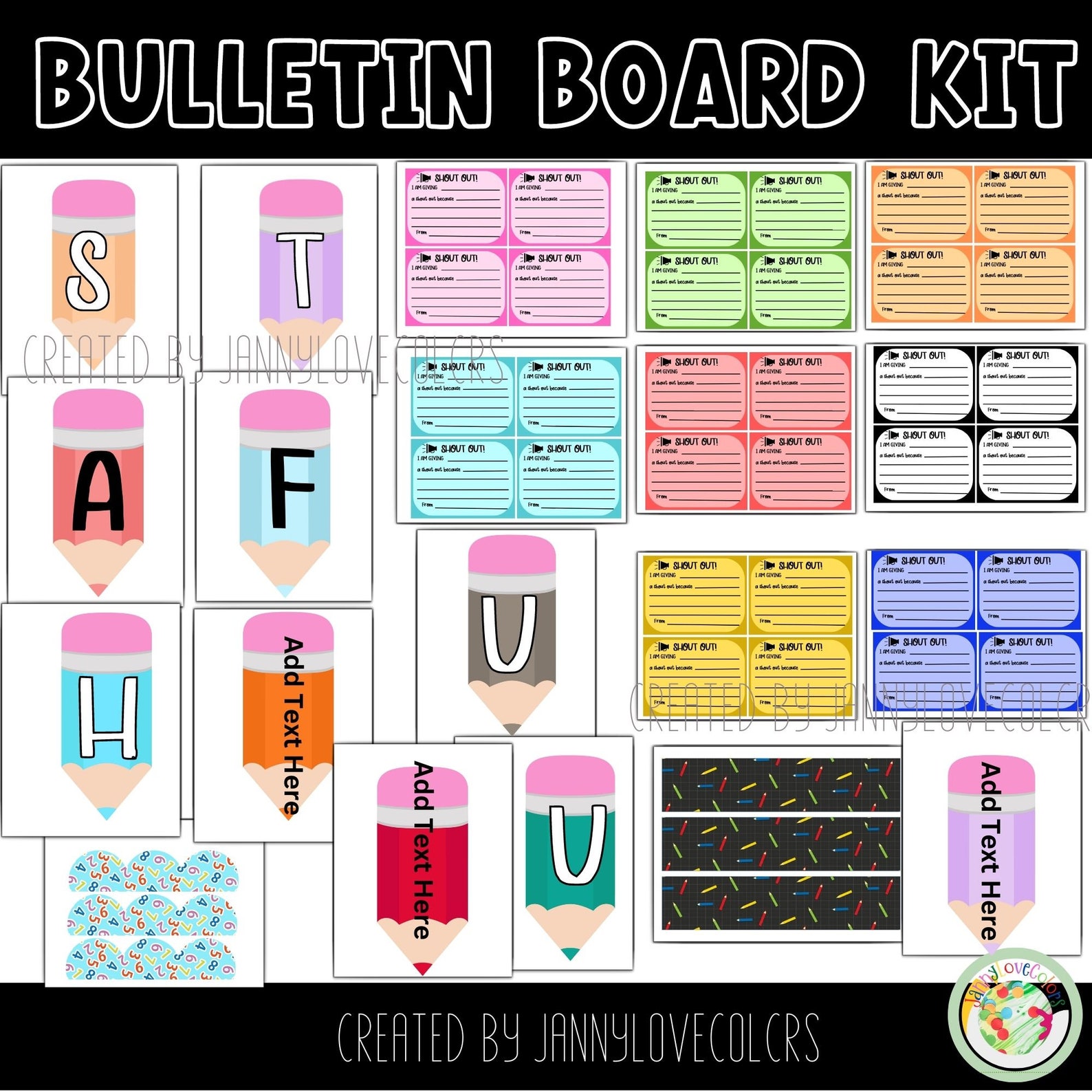 Staff Shout Outs Bulletin Board Kit: Classroom Decor (PDF & PNG) - Etsy UK