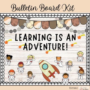 Welcome to Outer Space Bulletin Board Kit Classroom Decor Printable ...