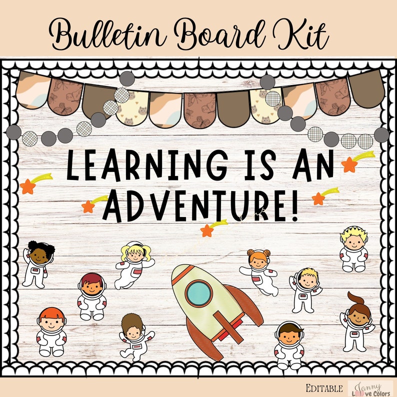 Welcome to Outer Space Bulletin Board Kit Classroom Decor Printable ...