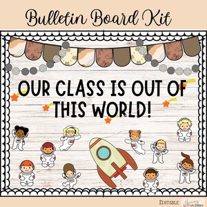 Welcome to Outer Space Bulletin Board Kit Classroom Decor Printable ...