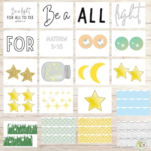 Christian Bulletin Board Kit: Bible Verse Classroom Decor (digital ...