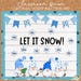 Let It Snow Winter Bulletin Board, January Door Decor, Gnomes Board ...