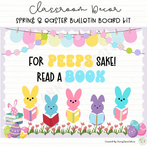 Peeps Bulletin Board Decorations - Etsy