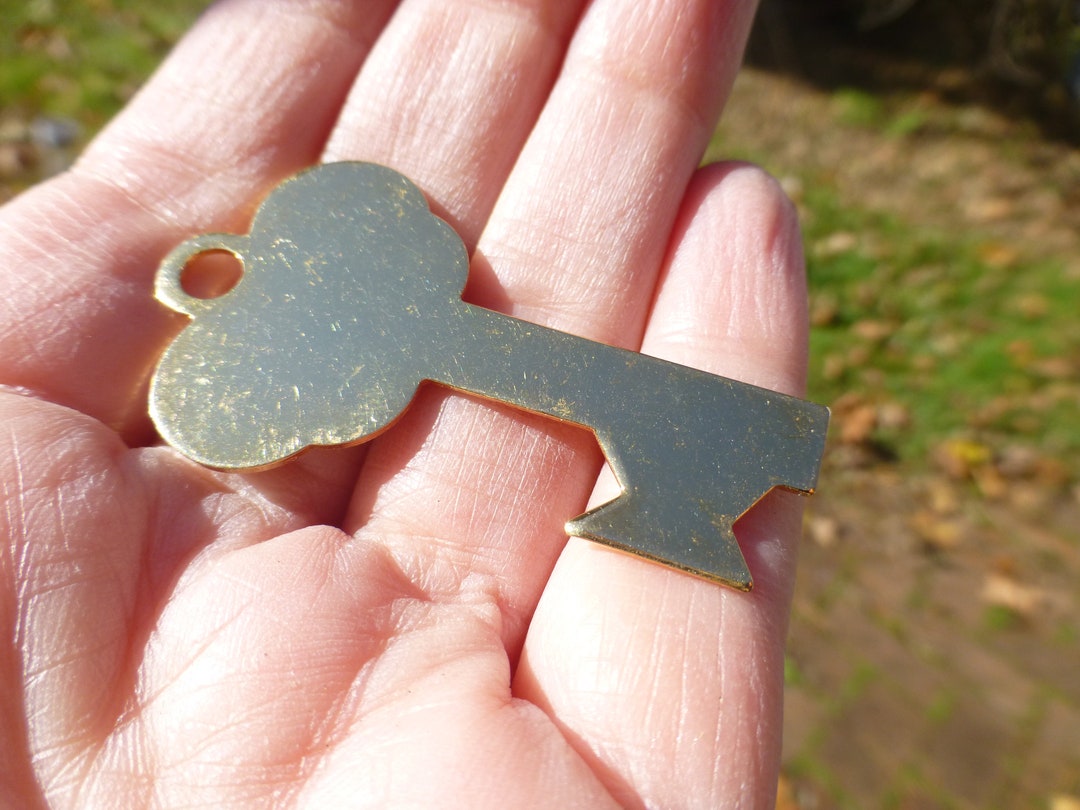Art Deco Large Key Gold Filled Pendant, Very Unusual Piece, Must See ...
