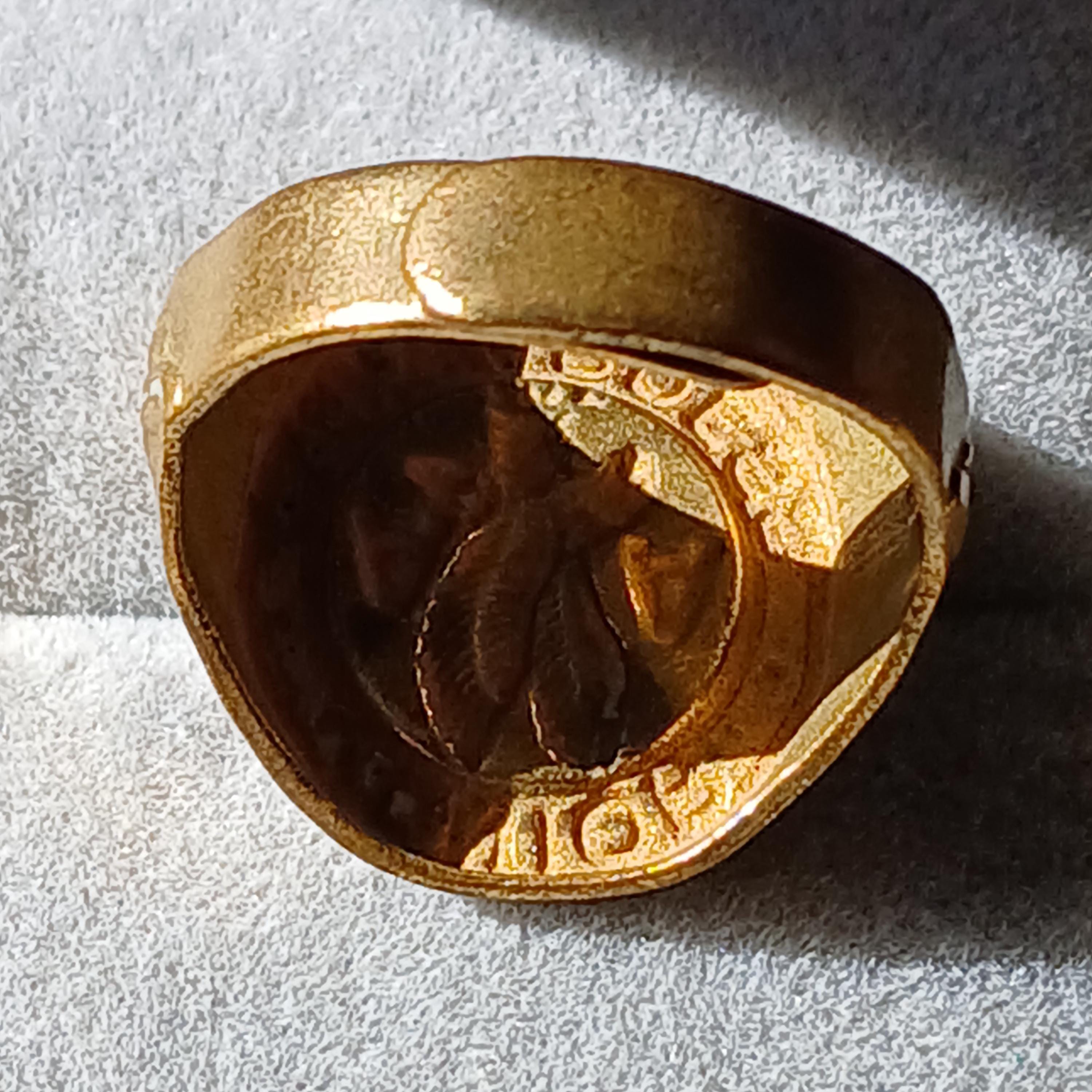 Rare Aviation Antique Art Deco Junior Stewardess Ring, 1950s, Unique ...