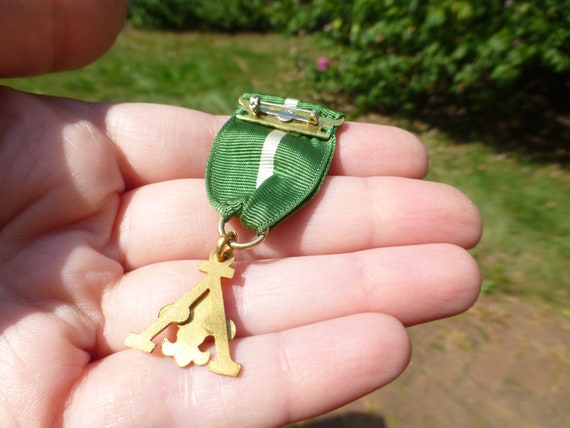 Vintage Scouting Award Ribbon Brooch, Circa 1940s, Mu… - Gem