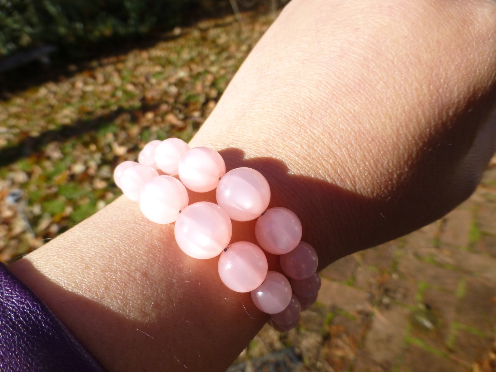 Antique 1930's Pink Moon Glow Lucite Vintage Coil Bead - Etsy