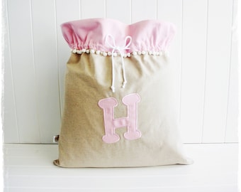 Super Simple Santa Sack Tutorial Easy Peasy and No Pattern Required - Etsy