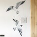 Gull Wall Sticker Set, Nautical Wall Decals, Flying Seagull Wall Art ...