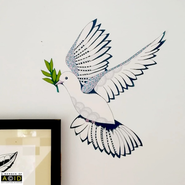 Peace Wall Decal - Etsy