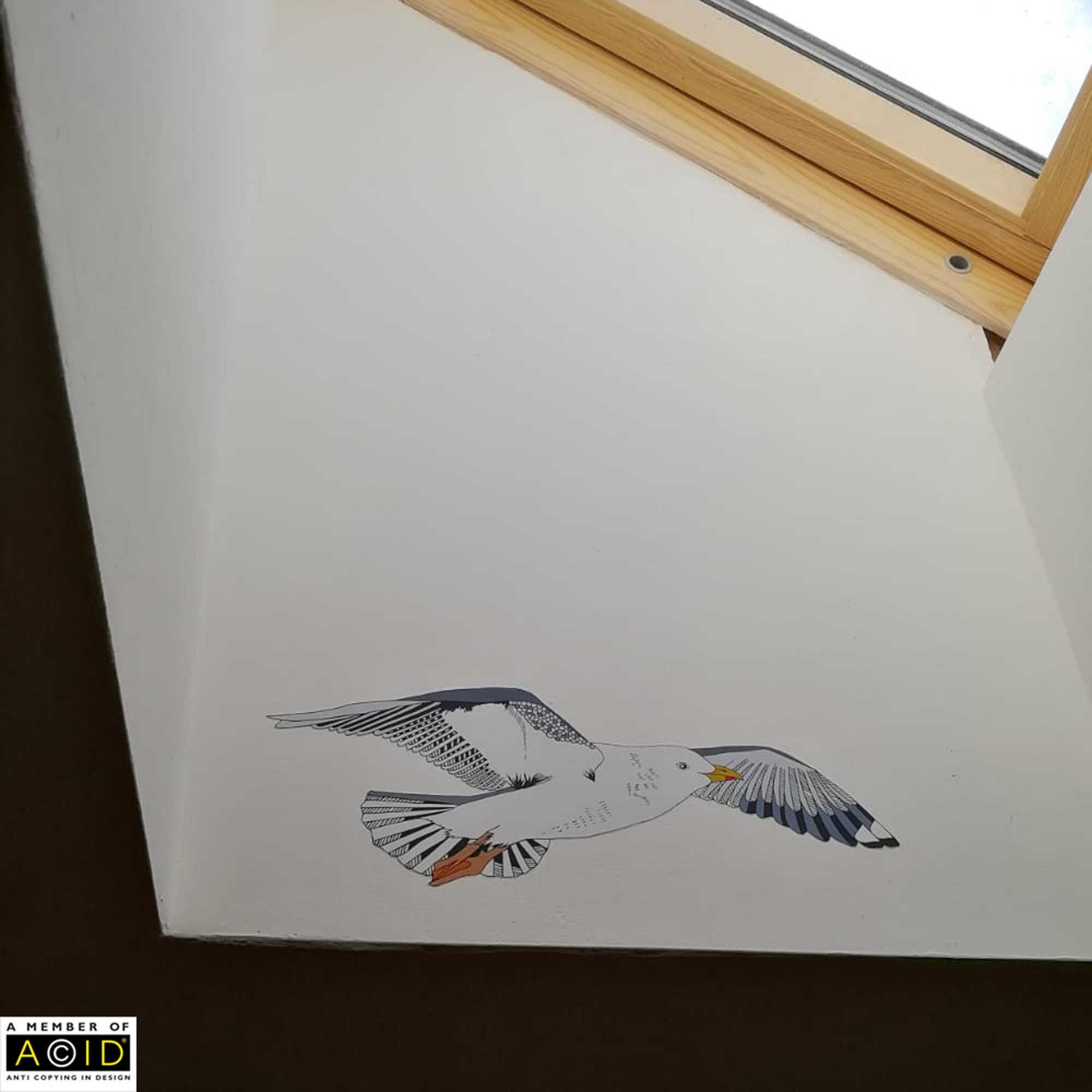 Seagull Wall Sticker Nautical Wall Art Flying Seagull Wall - Etsy UK