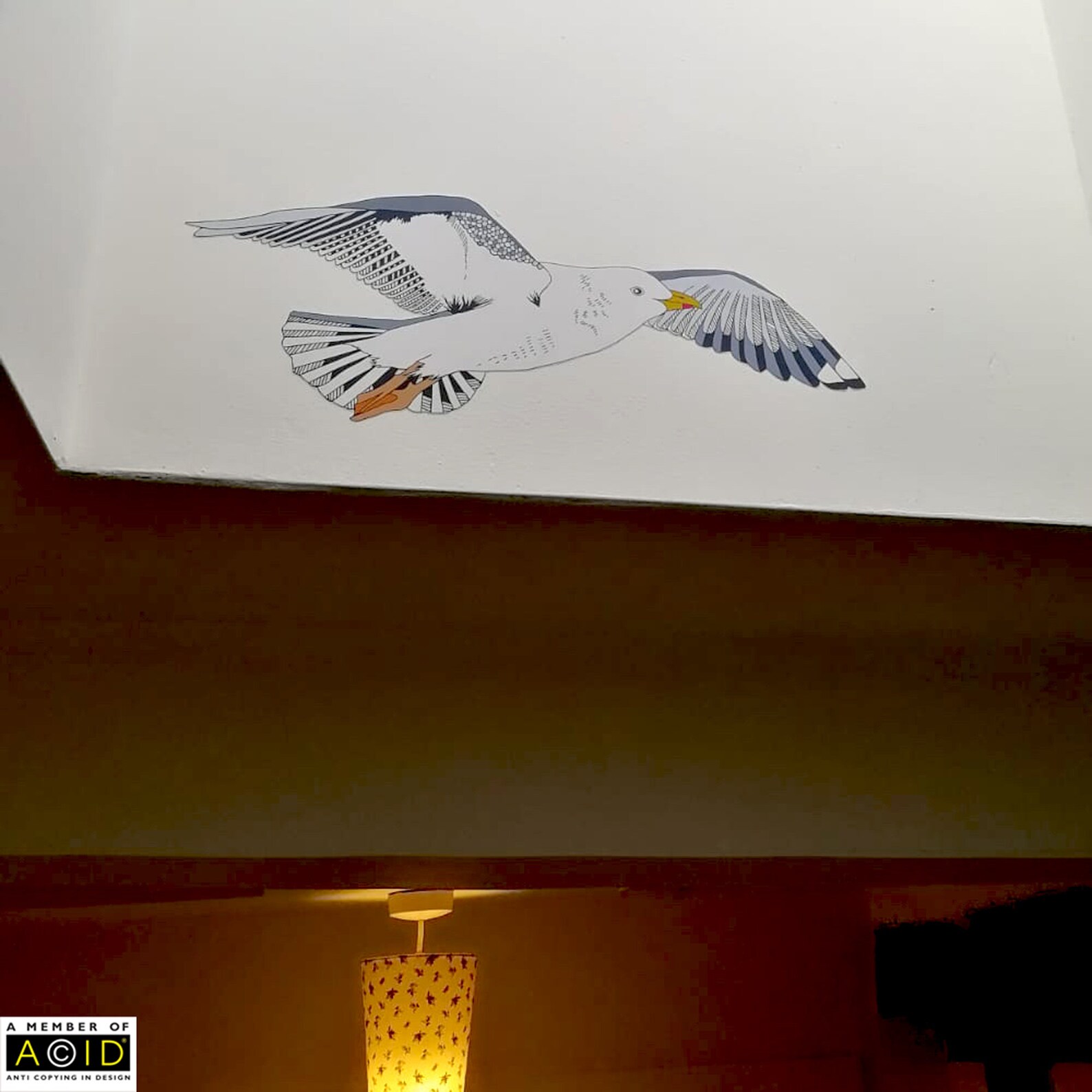 Seagull Wall Sticker Nautical Wall Art Flying Seagull Wall - Etsy UK