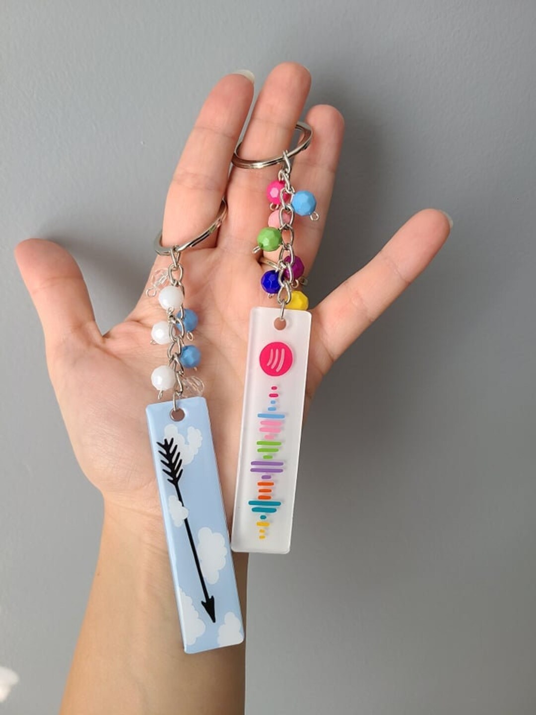 BTS Spotify Keychains - Etsy