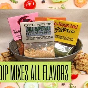 Dip Mixes ALL Flavors Spicy Savory Dessert| Cooking Mixes| Gluten Free ...
