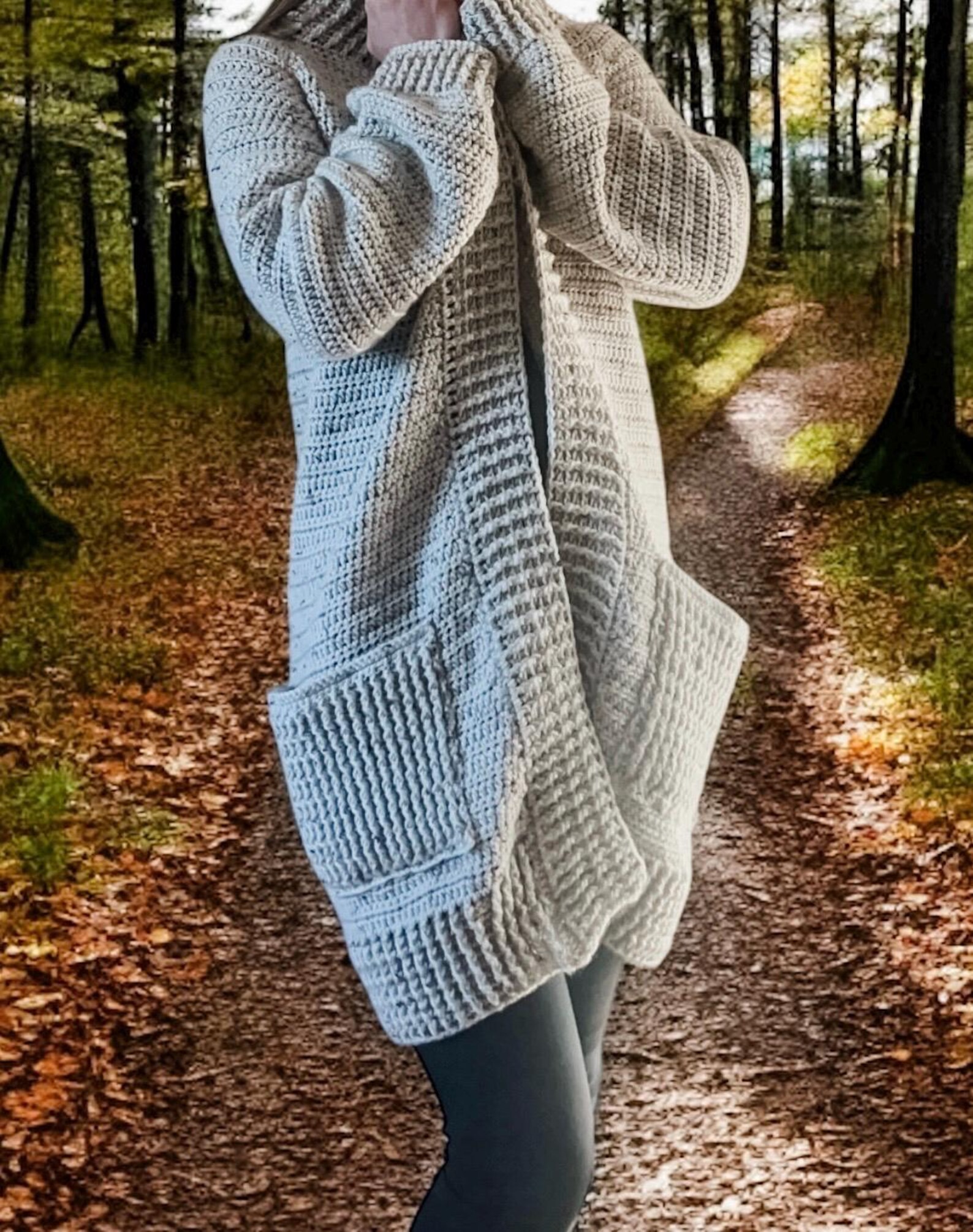 Crochet Pattern - Ribbed Crochet Cardigan - Crochet Woman's Cardigan ...
