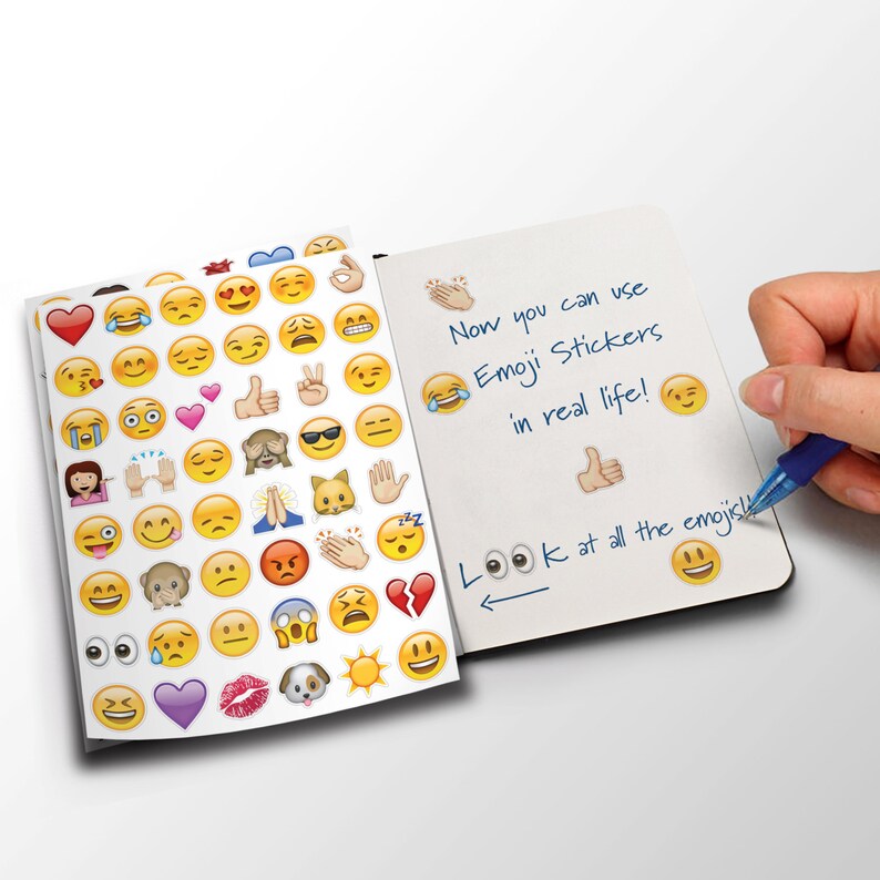 IPhone Emoji Stickers: 1750 Waterproof Die-cut Stickers - Etsy