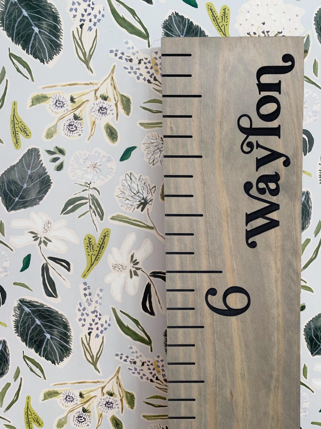 Custom Engraved Wooden Growth Chart: Heirloom Nursery Decor - Etsy