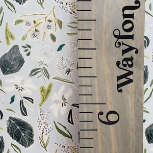 Custom Engraved Wooden Growth Chart: Heirloom Nursery Decor - Etsy