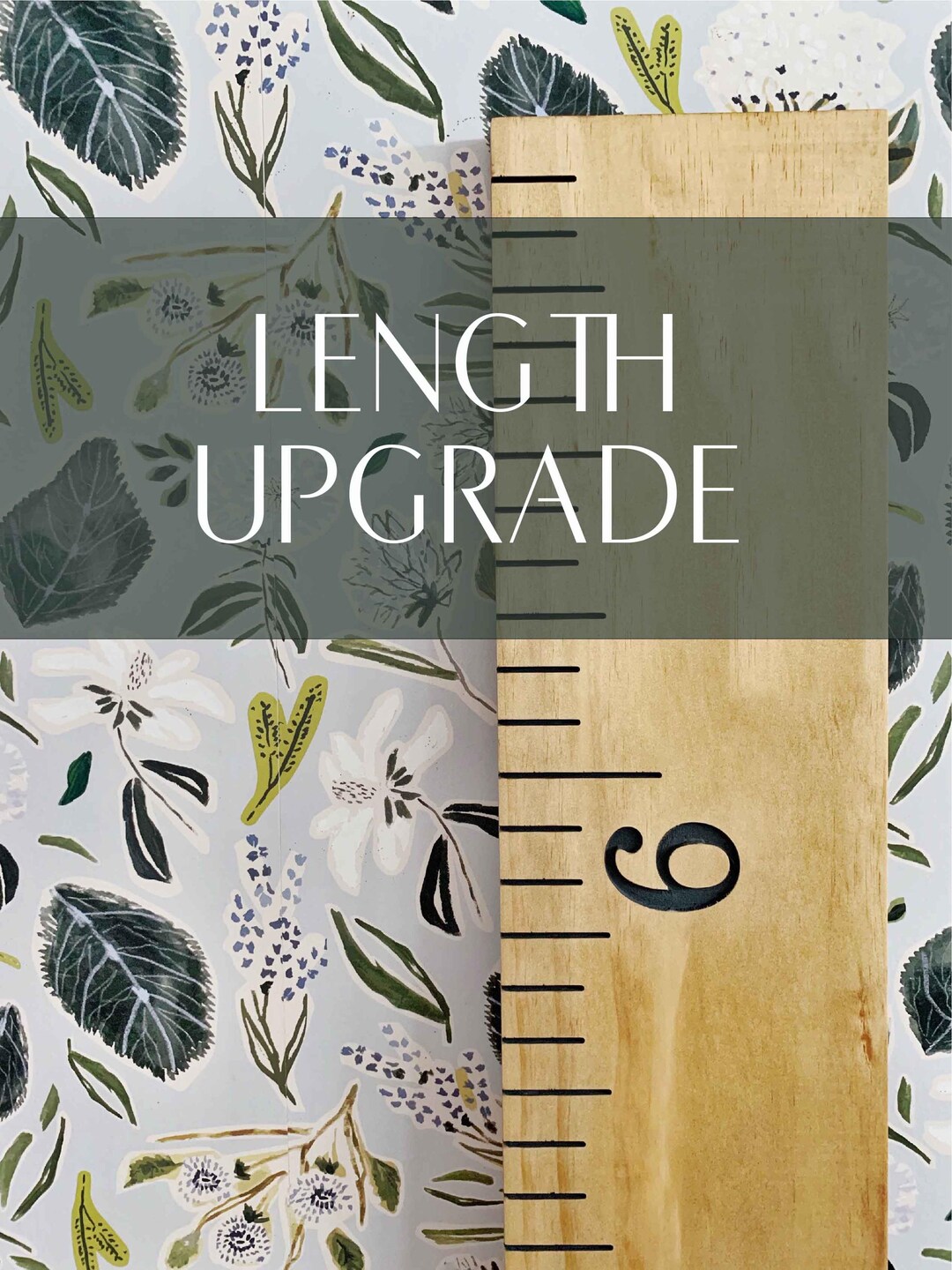 Engraved Growth Chart: Length Upgrade - Etsy