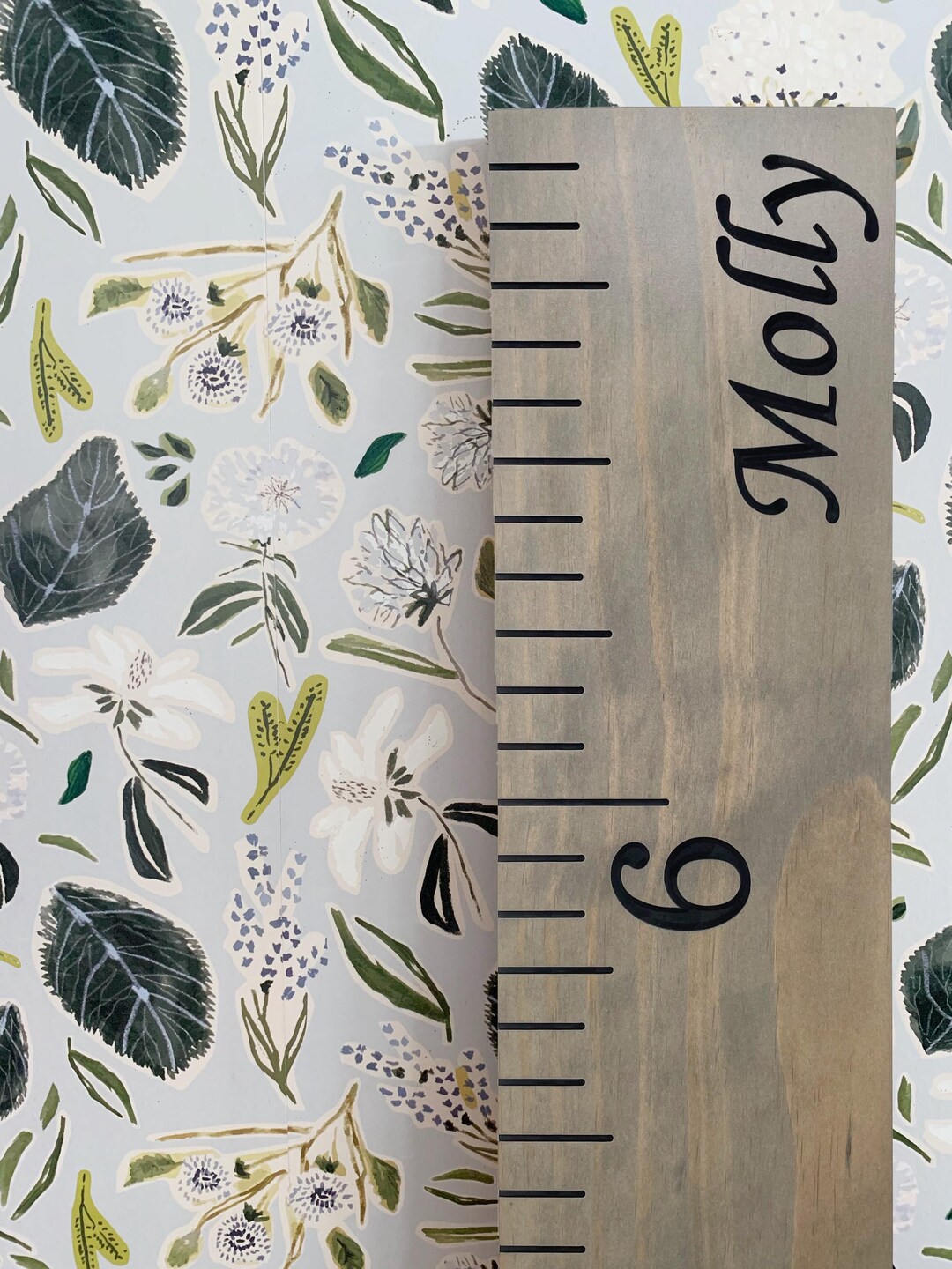 Wooden Height Chart With Name – Personalized Growth Ruler for Baby’s ...