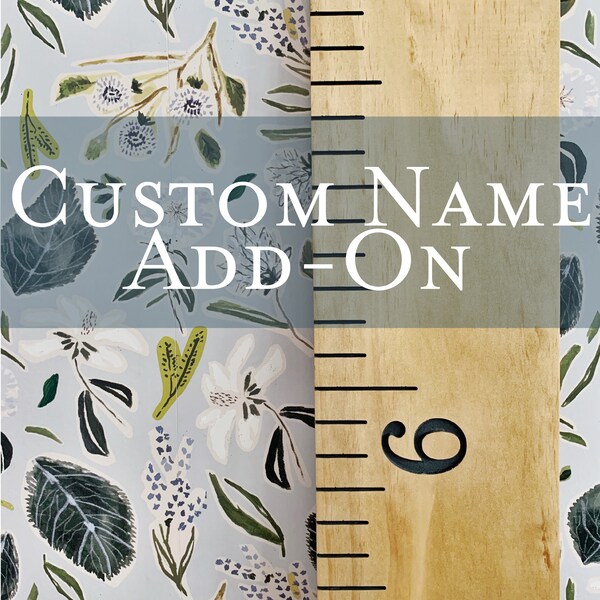 Personalized Growth Chart - Etsy