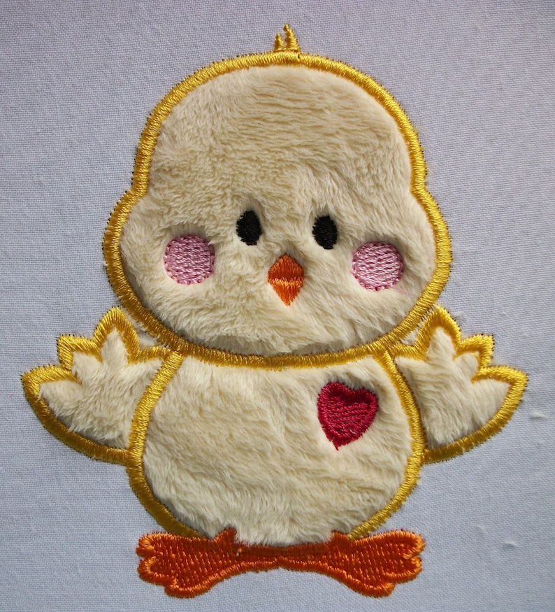 4 X Chick In-the-hoop Machine Embroidery Designs - Etsy