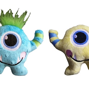 Monster Mash Plush Toys. Machine Embroidery In-the-hoop Toys and ...