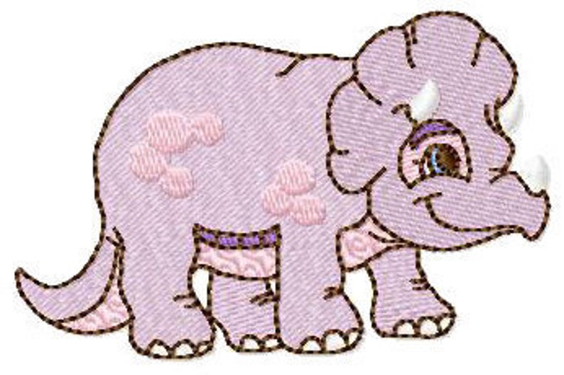 10x Cute Dinosaurs Embroidery Designs Machine Embroidery Set - Etsy