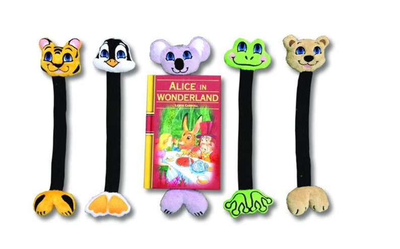 Plush Bookmark Designs: Protected Animals. Unique In-the-hoop Machine ...