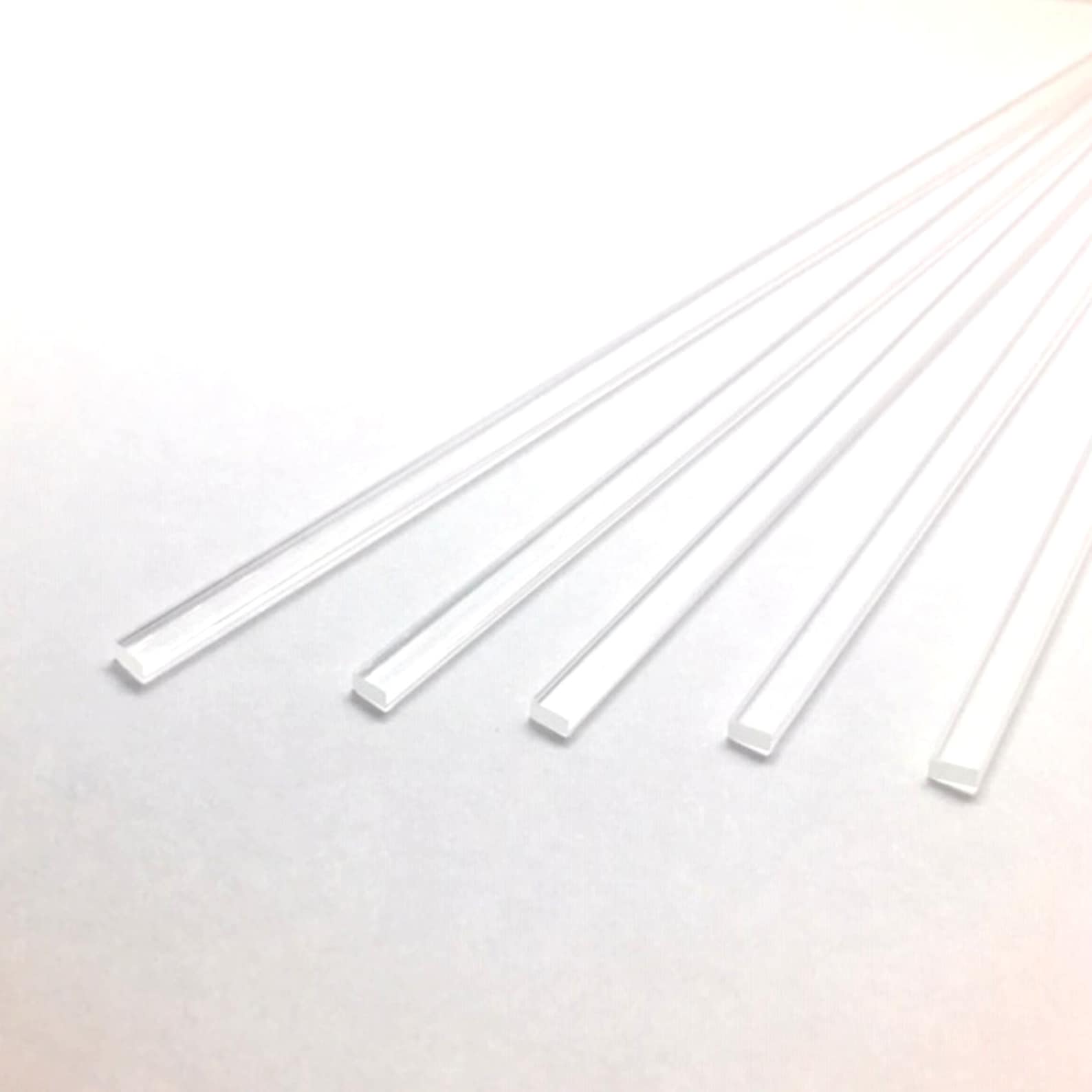 Flat Sticks - 30pcs Acrylic PLEXIGLASS Sticks, Long Flat, Transparent ...