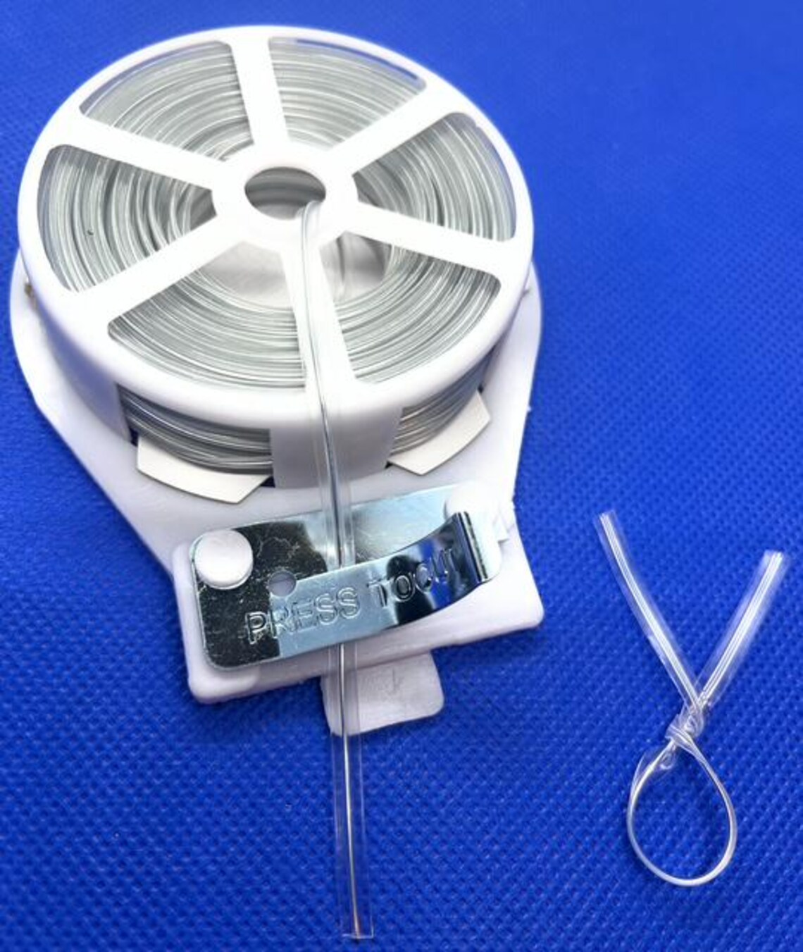 65FT Plastic Twist Tie Spool With Cutter - Clear Flat - Etsy
