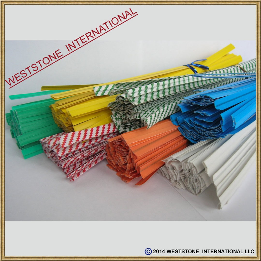 200pcs Bright Colorful Plastic/paper Coated 4" X 1/4" Twist Ties - Won ...