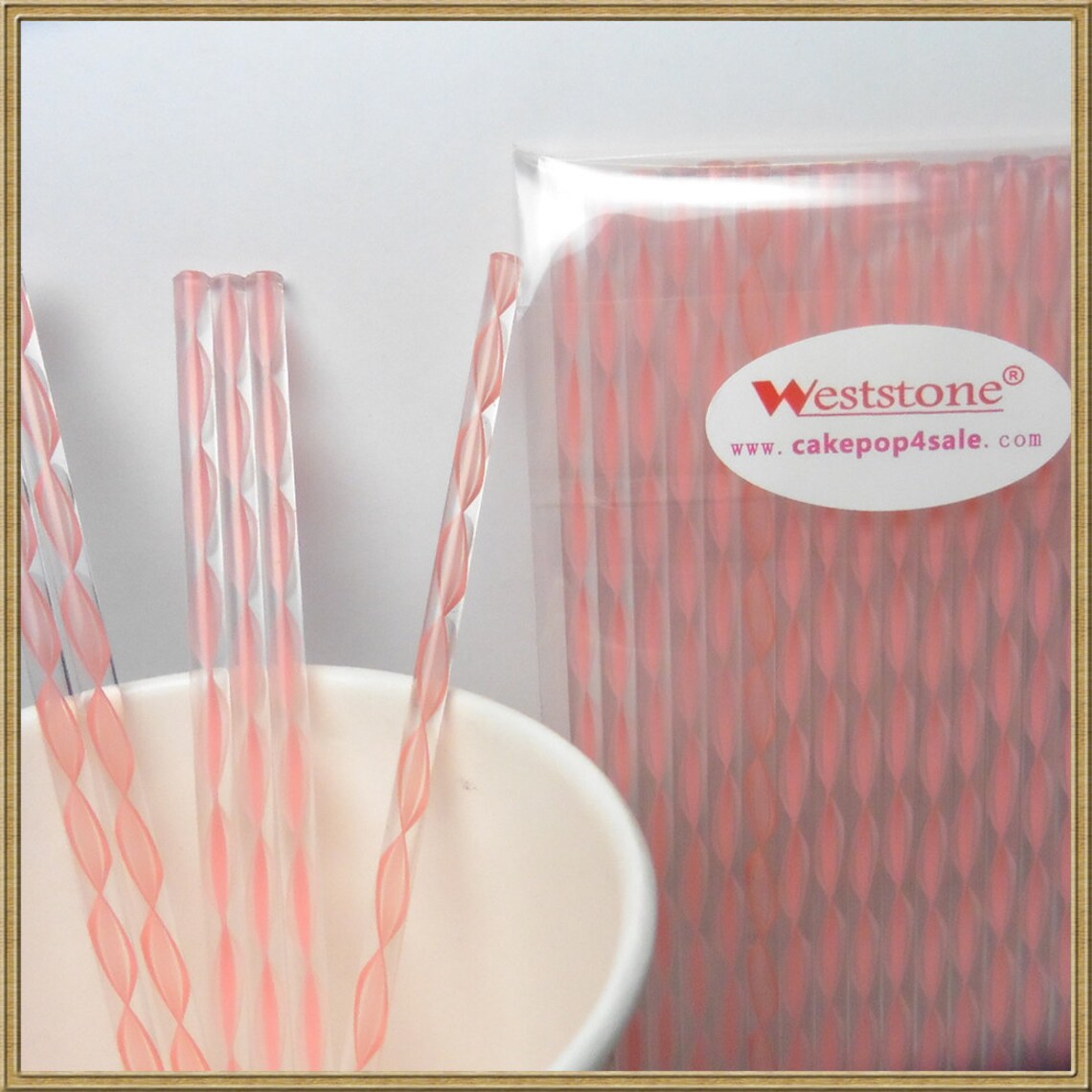 Weststone 50pcs Colorful Acrylic Swirl Sticks for Cake Pop - Etsy