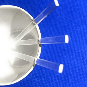 Flat Sticks - 30pcs Acrylic PLEXIGLASS Sticks, Long Flat, Transparent ...