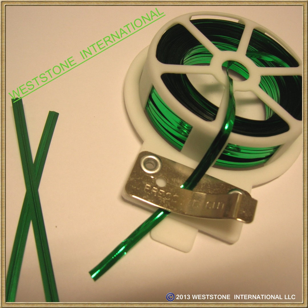 65FT Metallic Twist Tie Spool With Cutter - Green - Etsy