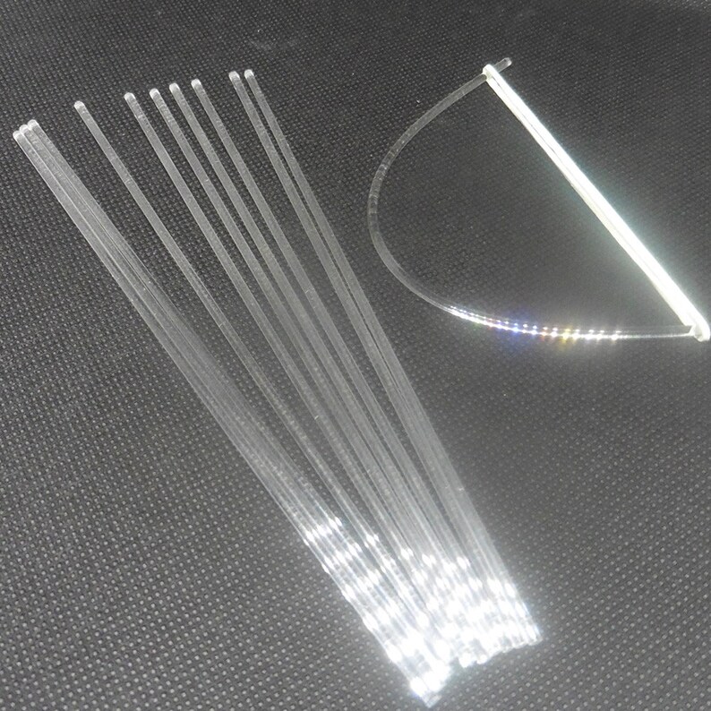 Reusable 50pcs 6"(150mm) X 2mm Acrylic Rods, Round, Transparent Clear ...