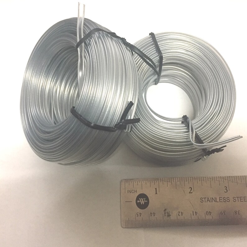 100ft (30m) X 4mm Plastic Twist Ties Double Wire Spool, Washable for ...