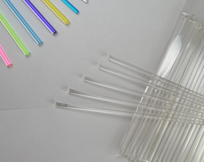 30pcs 12" (30cm) Crystal Clear Lollipop Sticks for Cake Pops or ...
