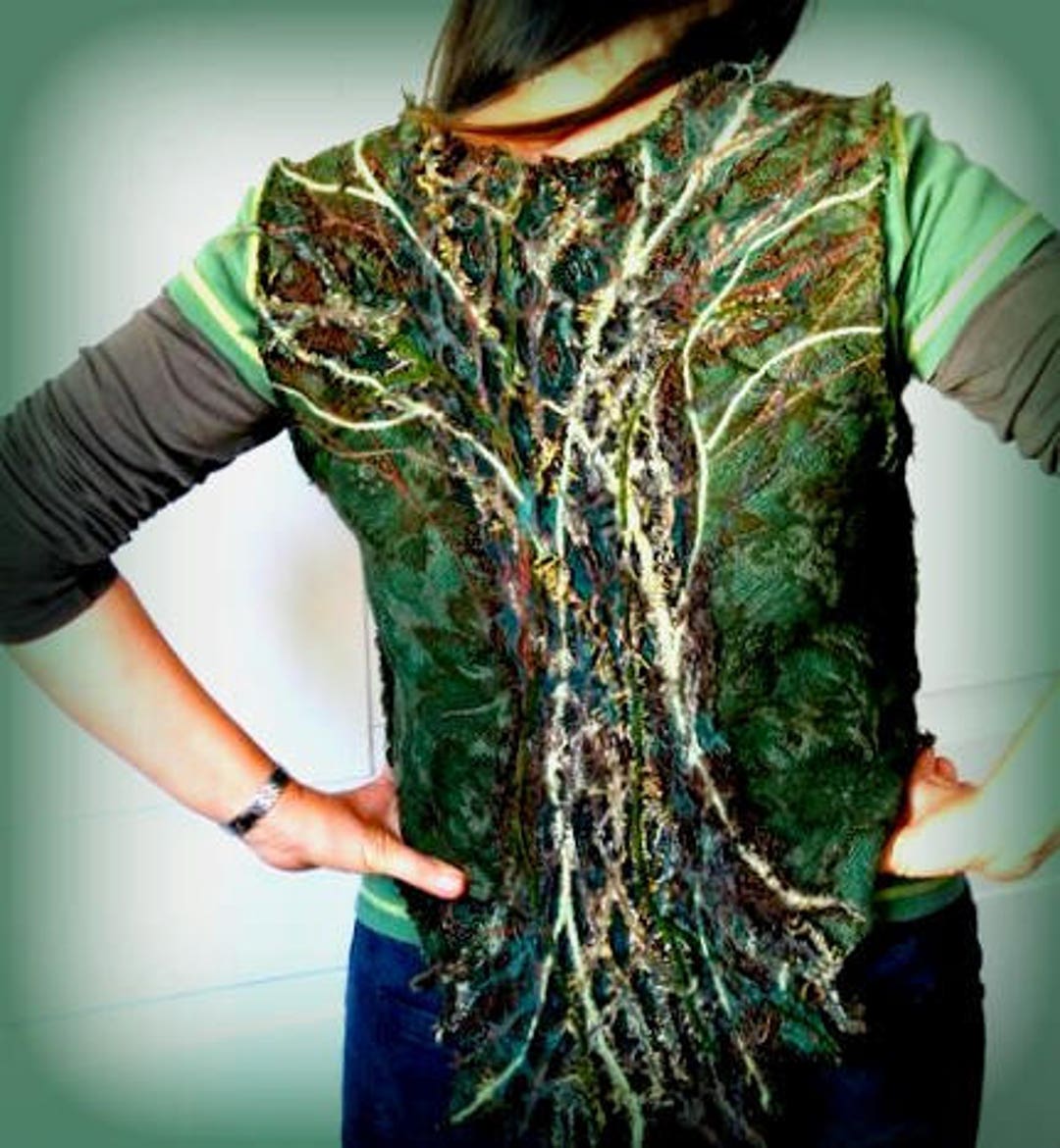 Fairy Vest With Tree and Roots Elvish Woodland Fairy Nature Inspired ...