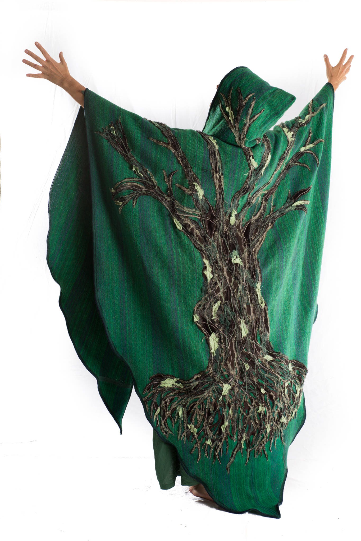 Queen of the Forest Cape, Woodland Cape, Elven Forest Cape, Cosplay ...