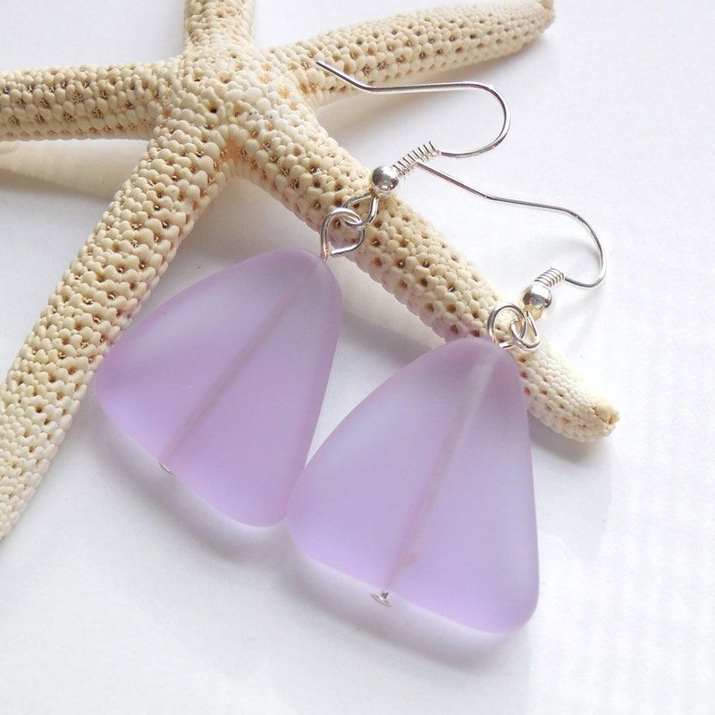 Purple Seaglass - Etsy