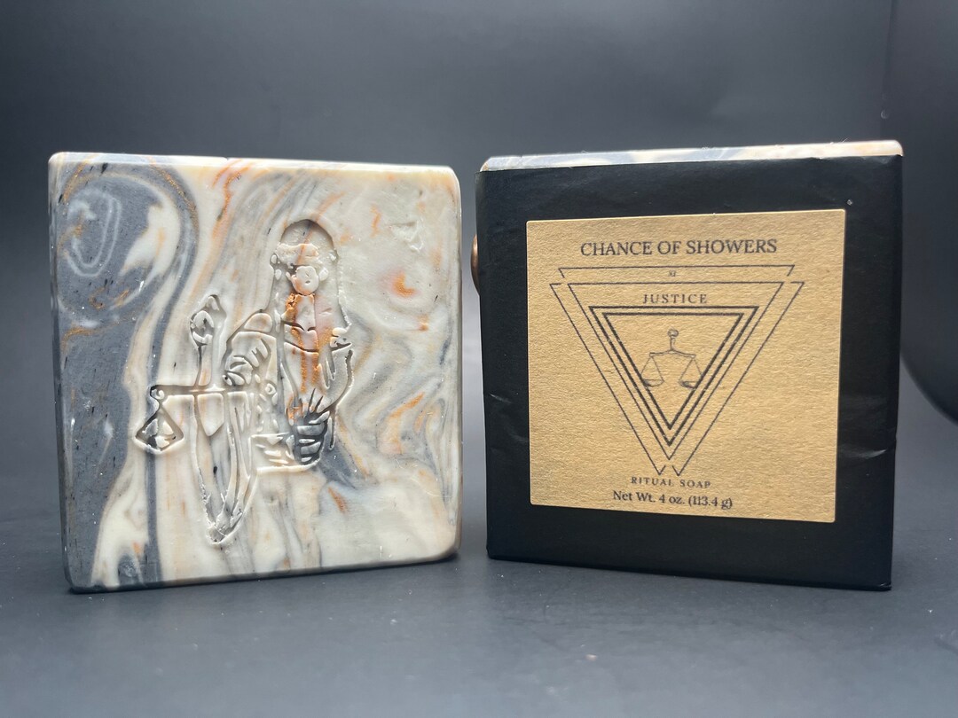 Justice Bar Soap Justice Tarot Card Eucalyptus Mint Fragrance - Etsy