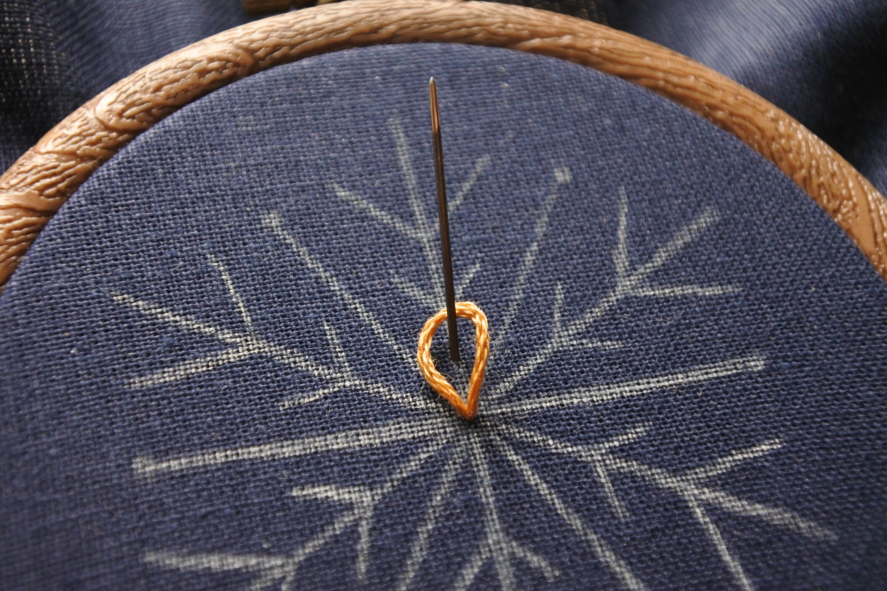 Winter Snowflake Hand Embroidery Pattern With Stitch Guide - Etsy