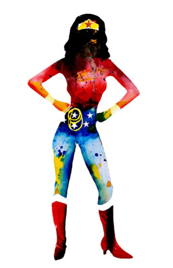 11x17 Wonder Woman Poster Print | Etsy