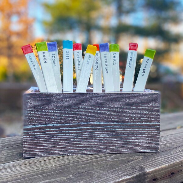 Ceramic Garden Markers - Etsy