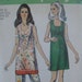 Original Vintage 70s Simplicity Mini Dress and Pants Pattern 8730 Size ...