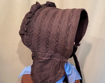 Black Amish Bonnet - Etsy