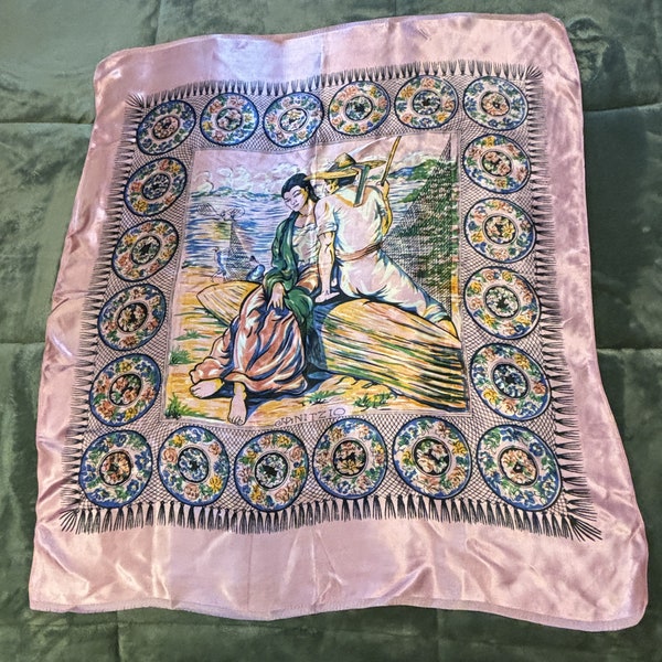 Mexico Silk Scarf - Etsy